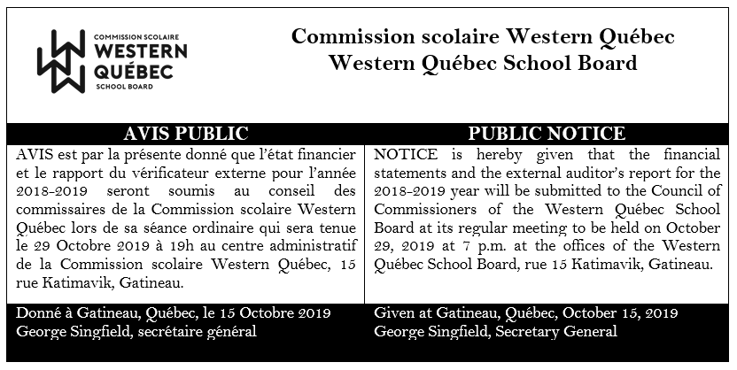 Western Québec School Board | Home